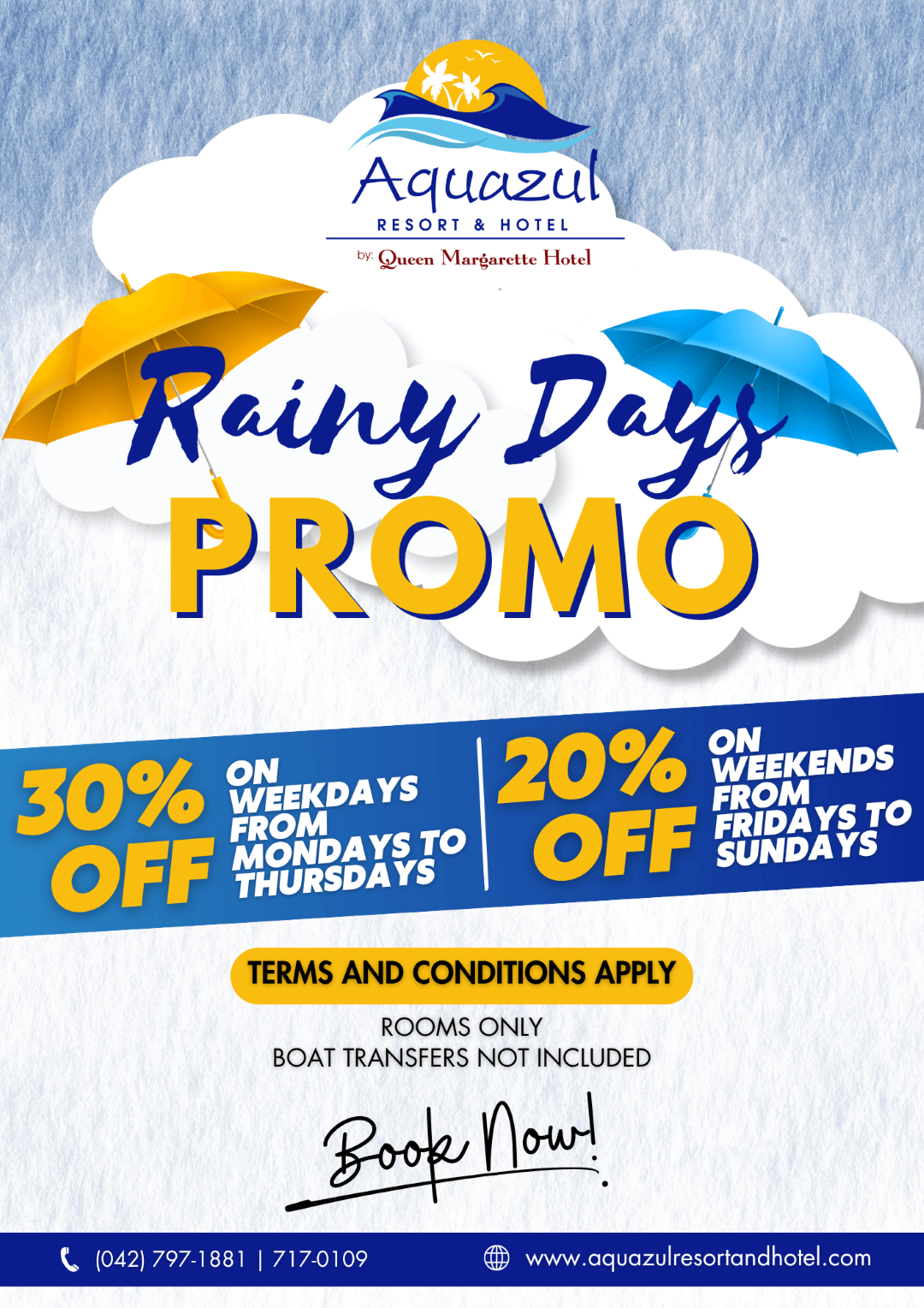 Rainy Days Promo - Aquazul Resort and Hotel
